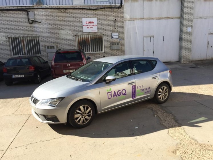 Rotulación de coche en vinilo de corte para AGQ Sevilla.. REF:6259 Rotulación de coche en vinilo de corte para AGQ Sevilla.. REF:6259